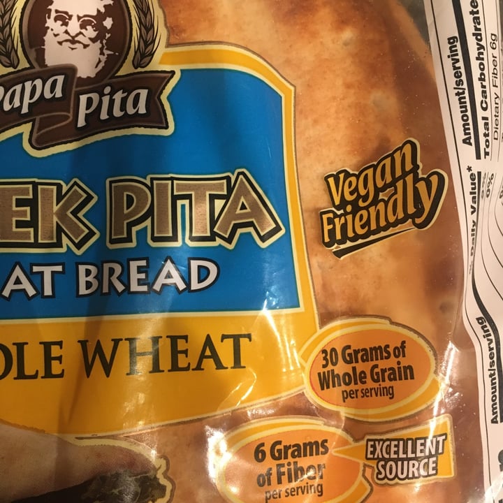 Papa pita Whole wheat Greek pita Review | abillion