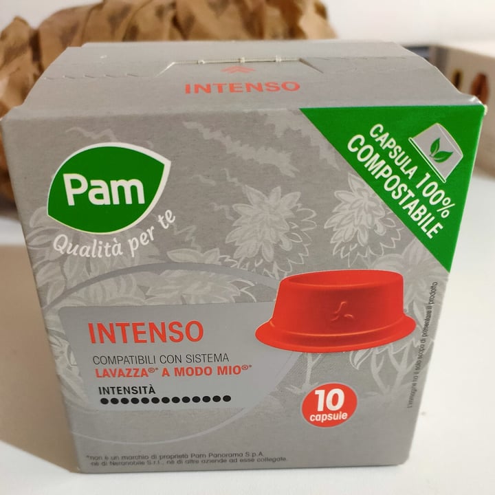 Pam & PANORAMA Capsule compostabili caffè intenso compatibili a modo ...