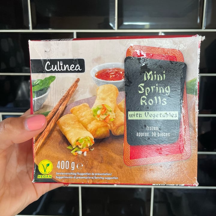 Culinea Mini Spring Rolls with Vegetables Review | abillion