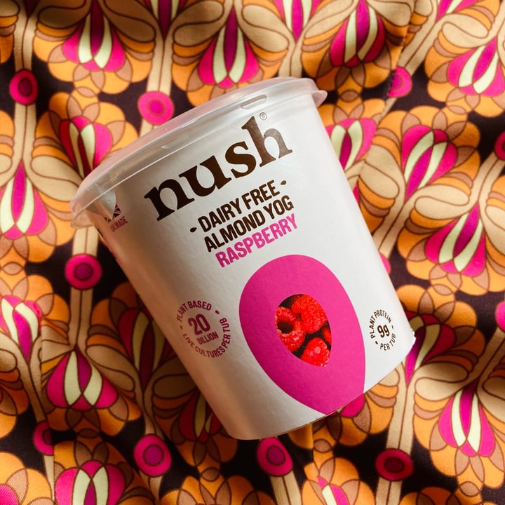Nush Almond Milk Yog Raspberry Review | abillion