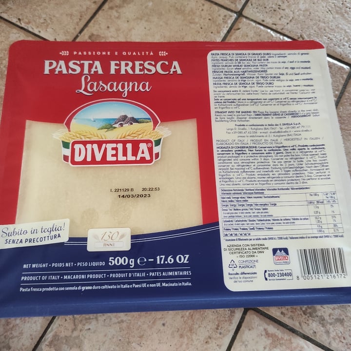 Divella Pasta fresca lasagna Review | abillion