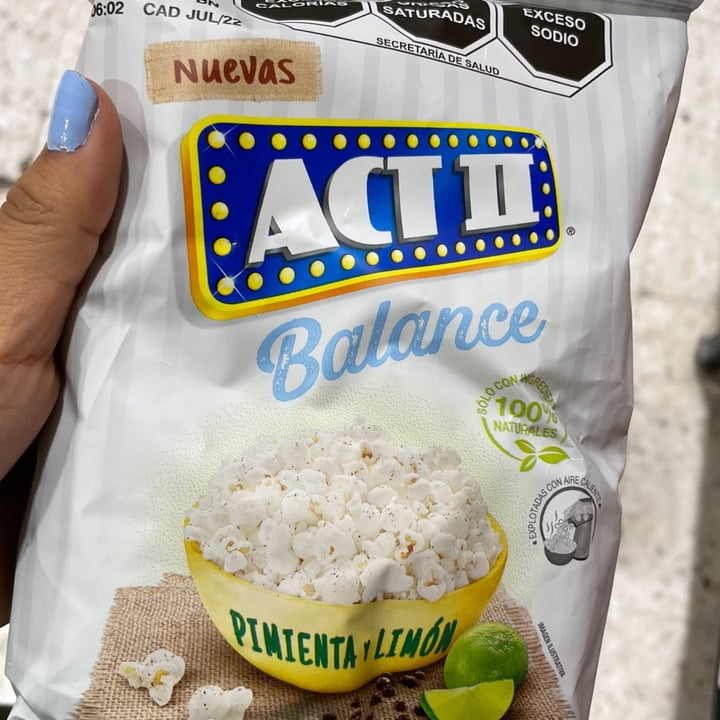 Act II palomitas balance pimienta y limón Review | abillion