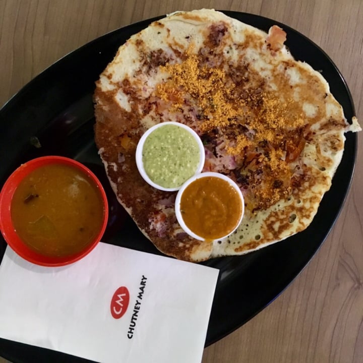 Chutney Mary Changi, Singapore Tomato & Onion Uttapam Review | abillion