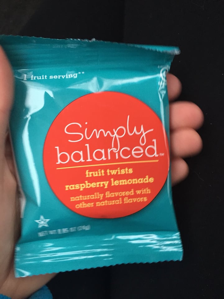 Simply Balanced Raspberry Lemonade Fruit Twists Review | abillion