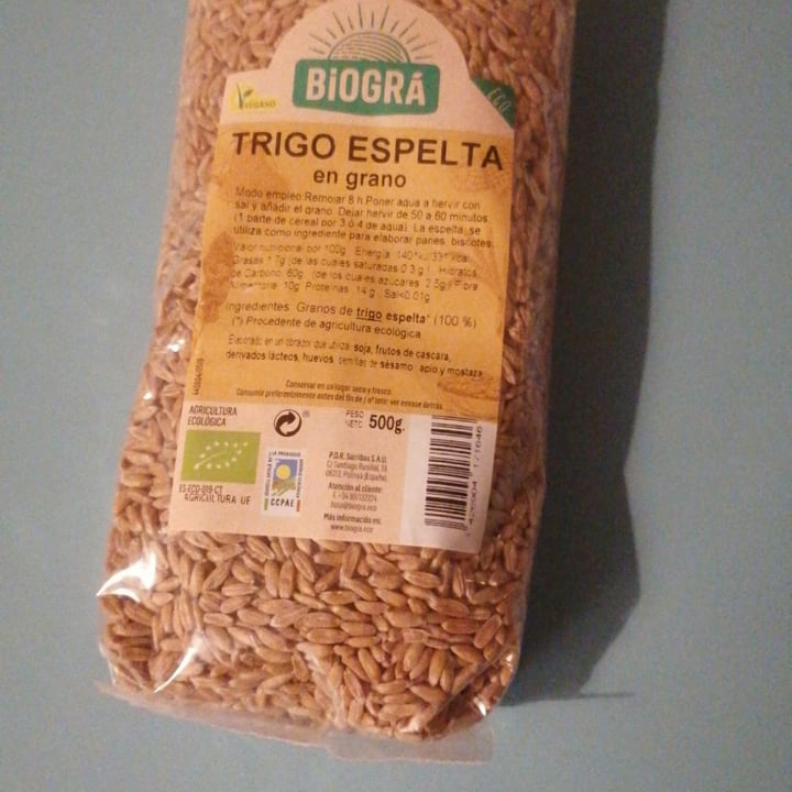 Biogra Trigo espelta en grano Review | abillion