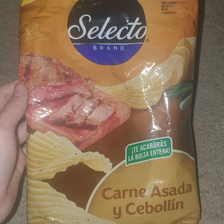 Selecto Brand Papas fritas sabor carne asada y cebollin Review | abillion