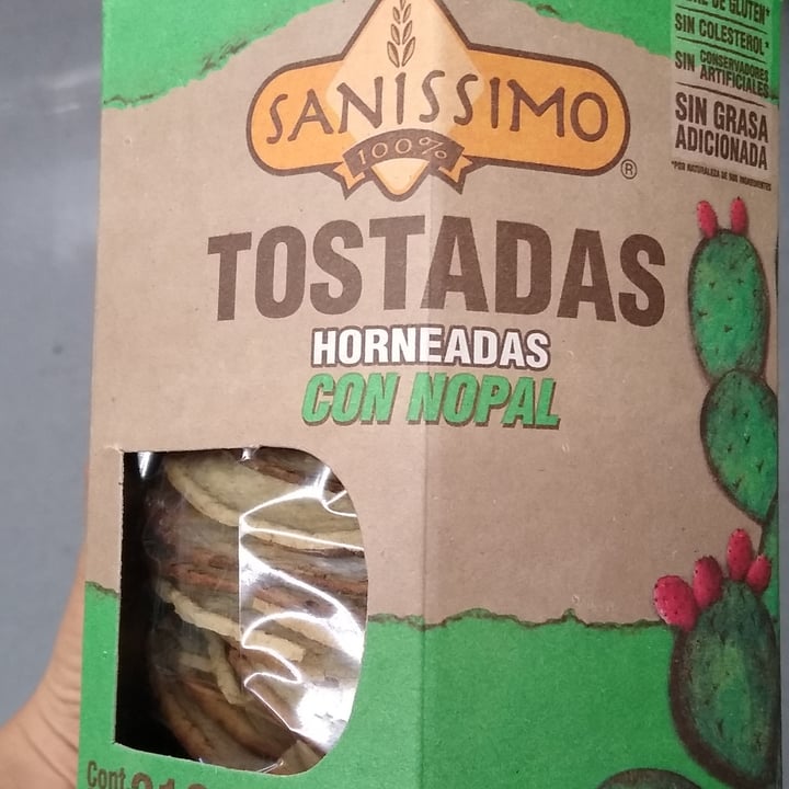 Sanissimo Tostadas de Maíz Con Nopal Review | abillion
