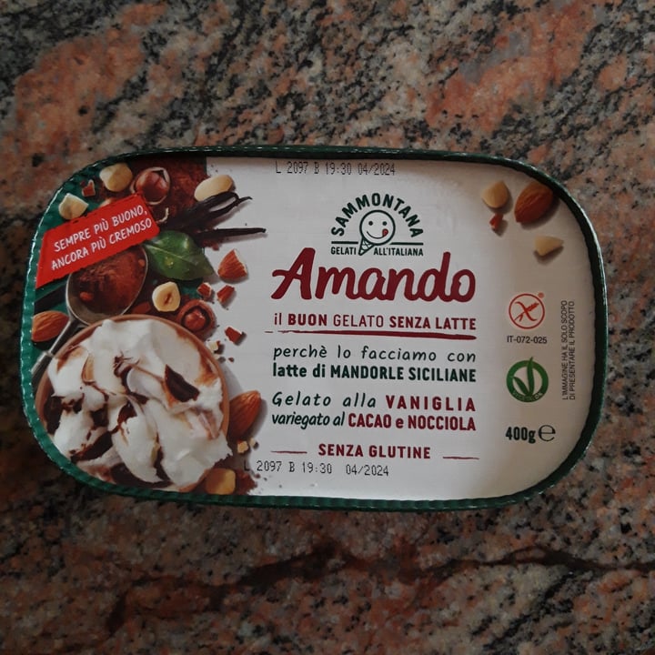 Sammontana Amando gelato alla vaniglia variegato al cacao e nocciola Review | abillion