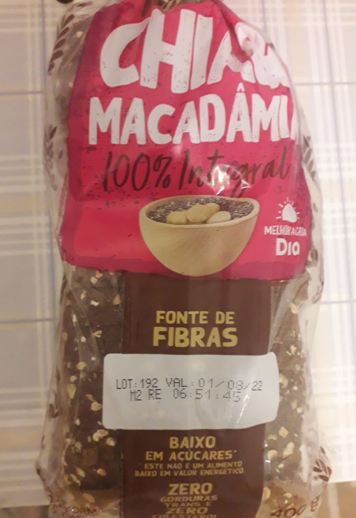 Dia% Pão Integral de Chia e Macadâmia Review | abillion