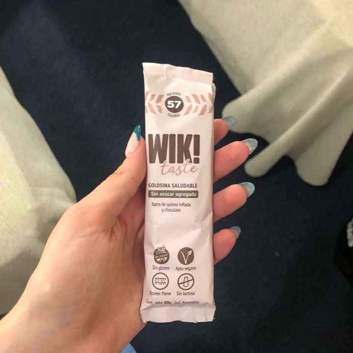 Wik! Barra de quinoa inflada y chocolate Review | abillion