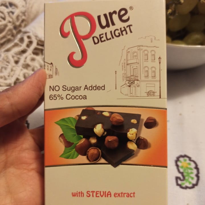 Pure delight Dark chocolate with hazelnuts Review | abillion