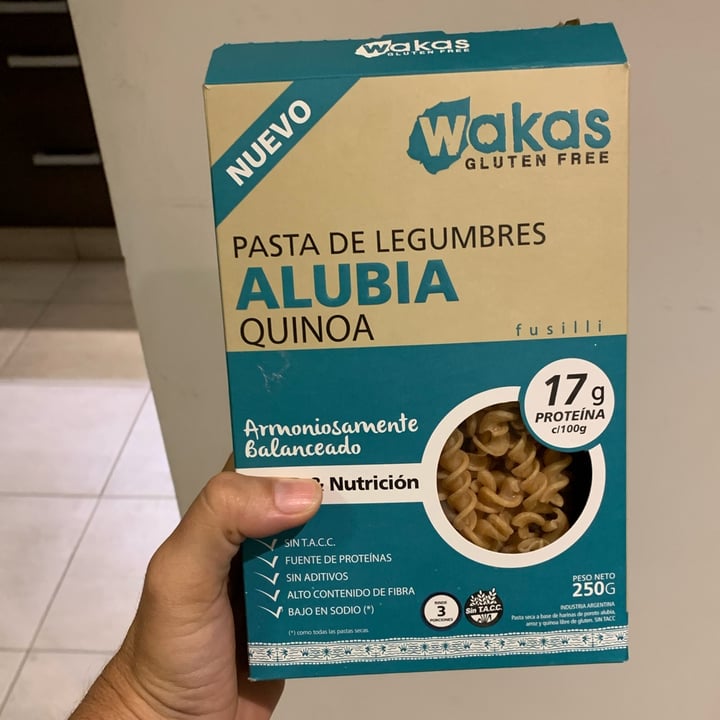 Wakas Pasta de Legumbres Alubia y Quinoa Review | abillion