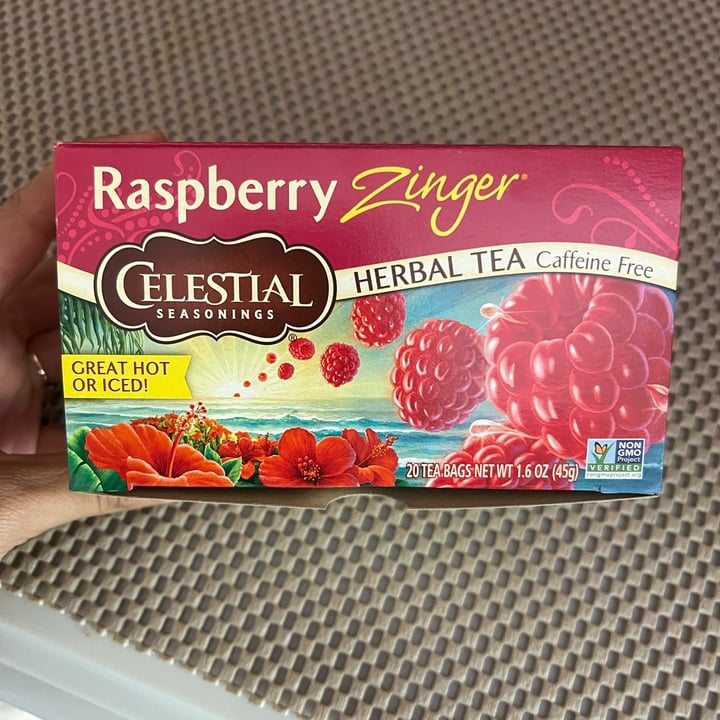 Celestial Seasonings Raspberry Zinger Herbal Tea Review | abillion