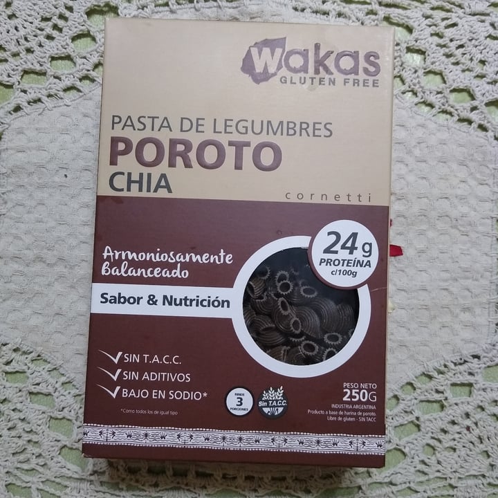 Wakas Pasta de Legumbres Poroto y Chia Review | abillion