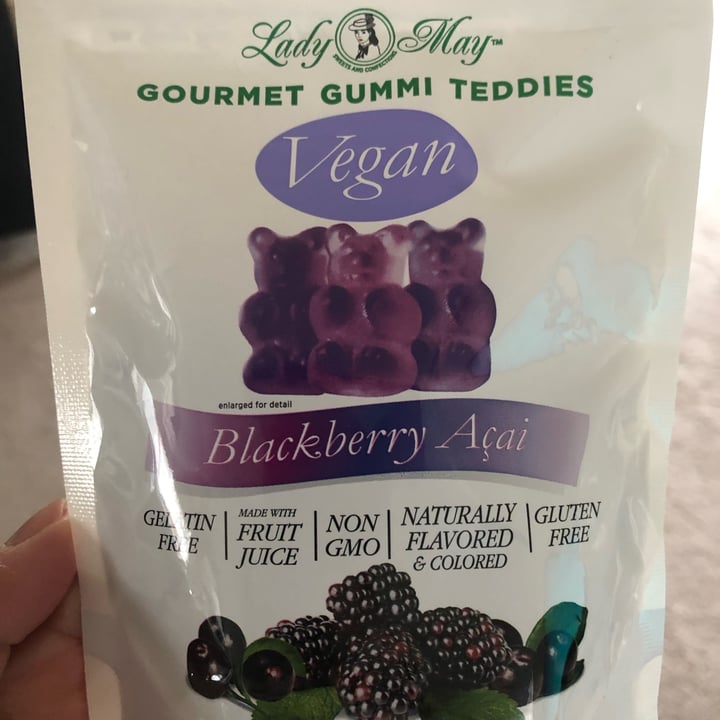 Lady May Sweets and Confections Gourmet Gummie Teddies Blueberry Acai ...
