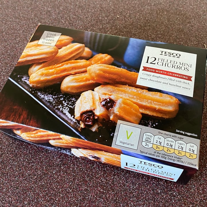 Tesco 12 filled mini churros Review | abillion