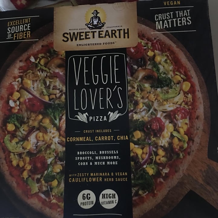 Sweet Earth Veggie pizza Review | abillion