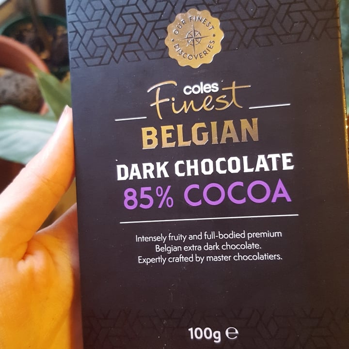 Coles Dark chocolate 85% cocoa Review | abillion