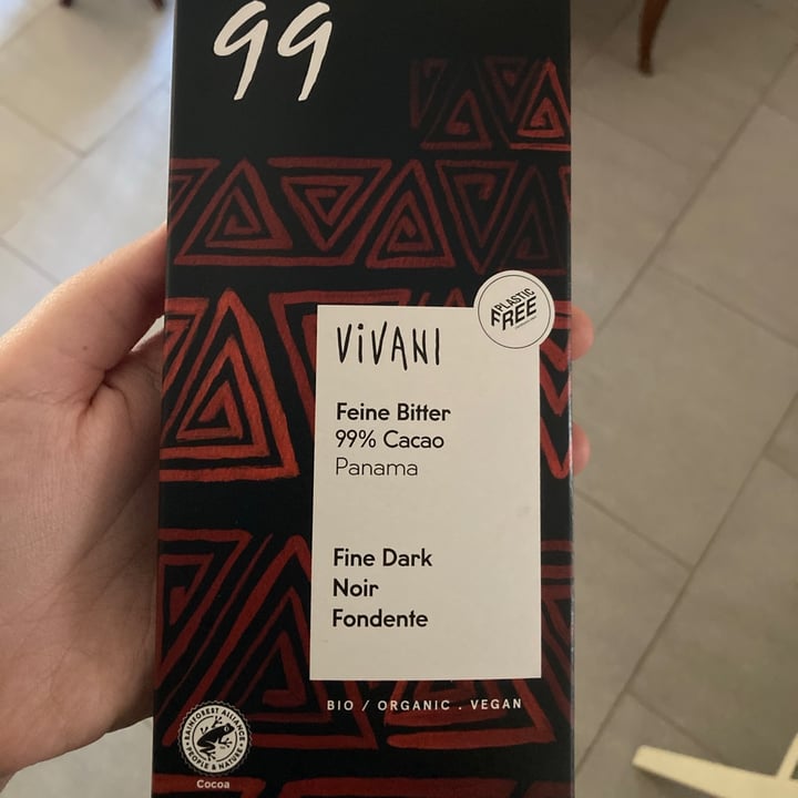 Vivani Fine Dark 99% Cocoa Chocolate Review | abillion