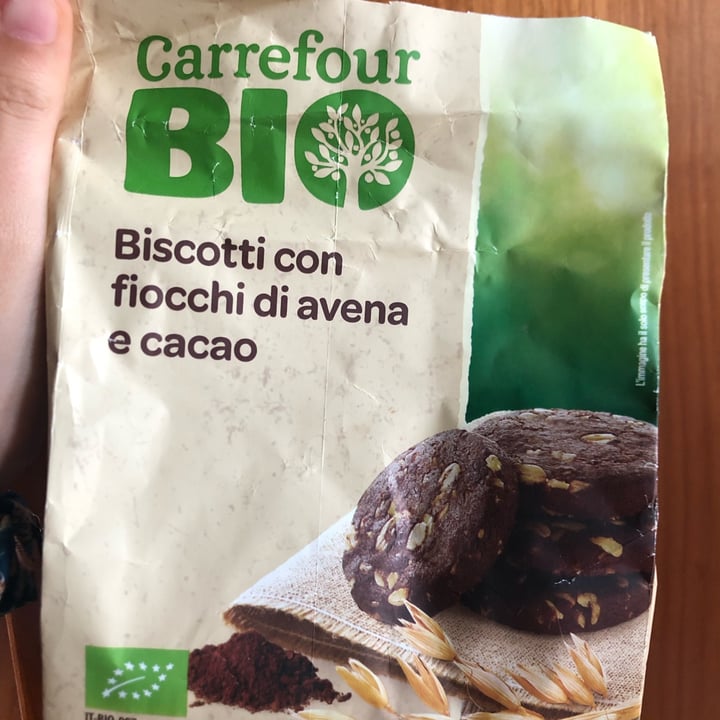 Carrefour Bio Biscotti Fiocchi Avena e Cacao Review | abillion