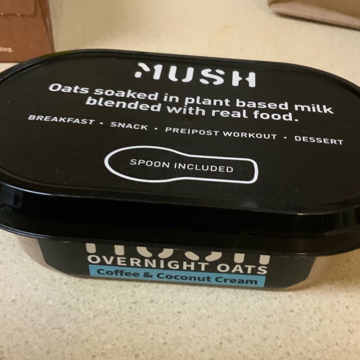 Mush Overnight Oats Mush Coffee & Coconut Cream Review | abillion