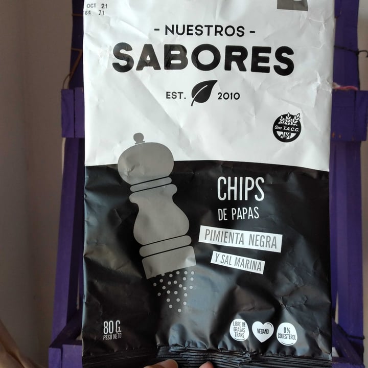 Nuestros Sabores Chips de papas, pimienta y sal marina Review | abillion