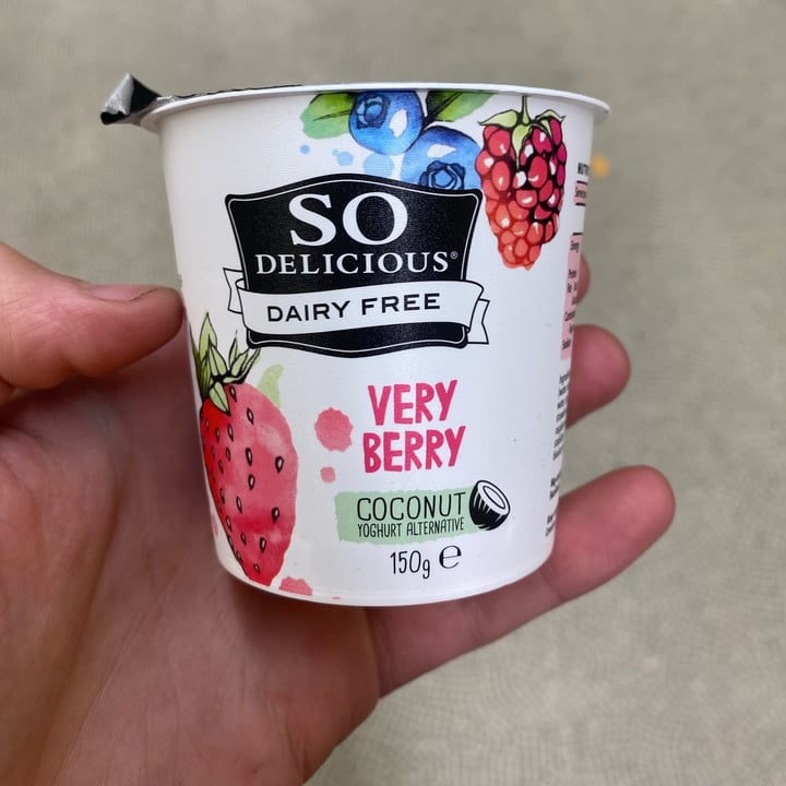 So Delicious Dairy Free Very Berry Coconut Yoghurt Review | abillion