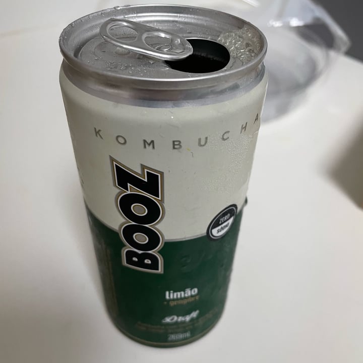 Booz Kombucha Kombucha limão e gengibre Review | abillion