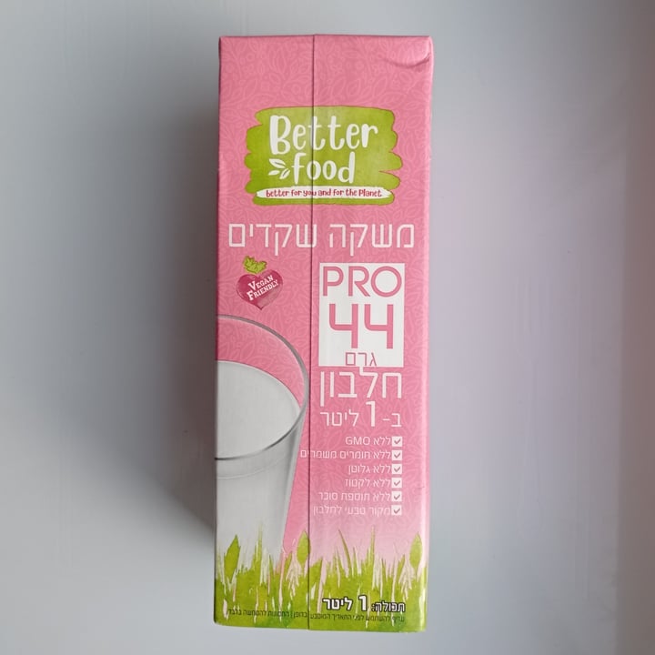 Better food Boisson végétale aux amandes et protéines de pois Review ...