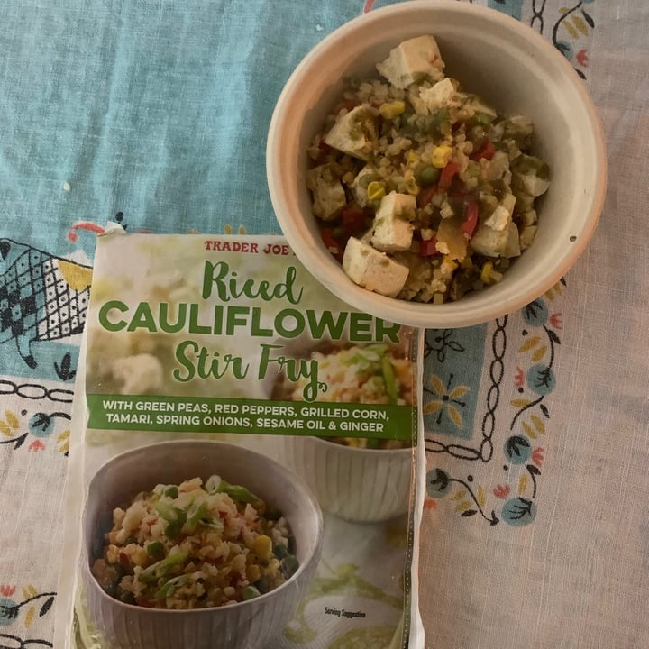 Trader Joe's Riced Cauliflower Stir Fry Review | abillion
