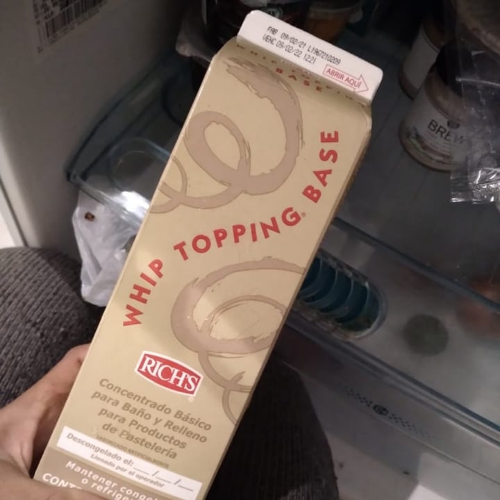 Richs Whip Topping Base Review | abillion