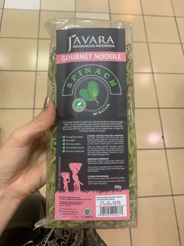 Javara Spinach Noodles Review | abillion