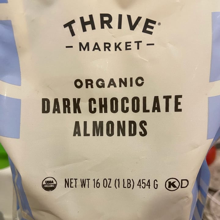 Thrive Market Organic dark chocolate almonds Review | abillion