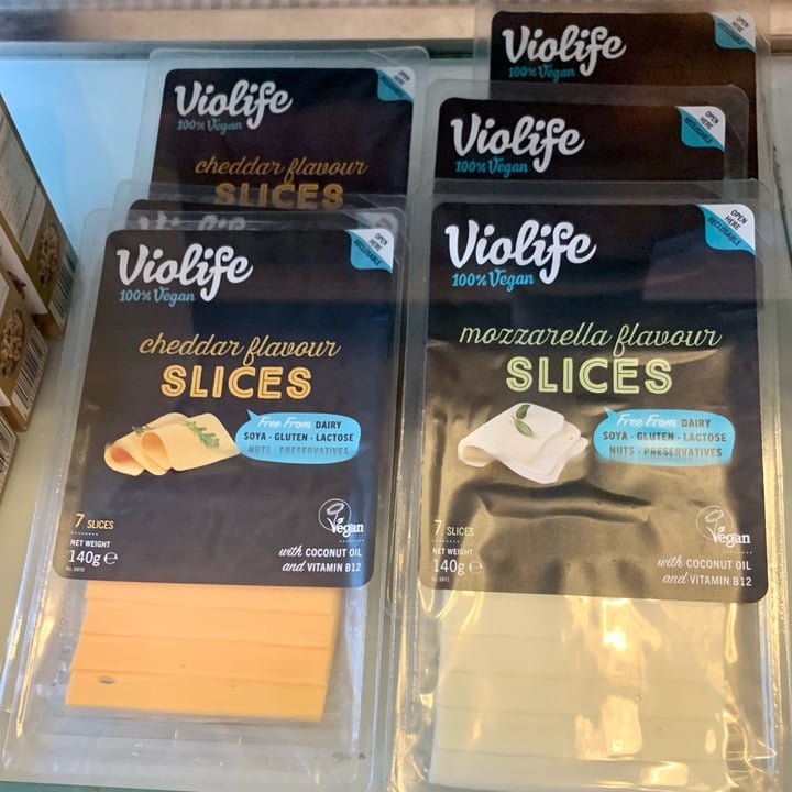 Violife Dairy free Cheddar Flavoured Cheese Slices with Coconut Oil ...