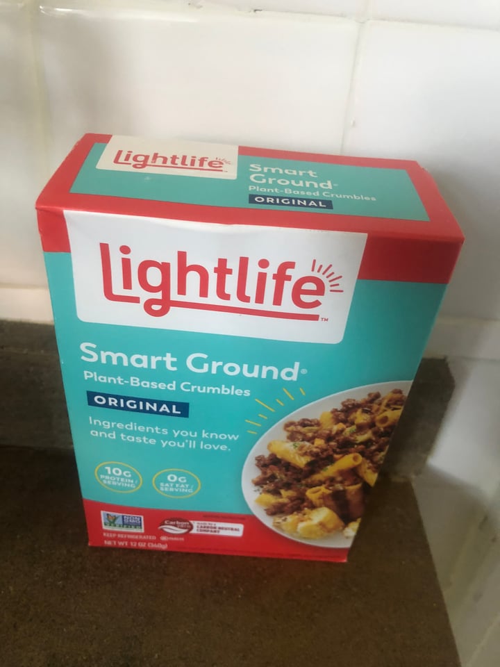 Lightlife Smart Grounds Plant Based Crumbles Original Review | abillion