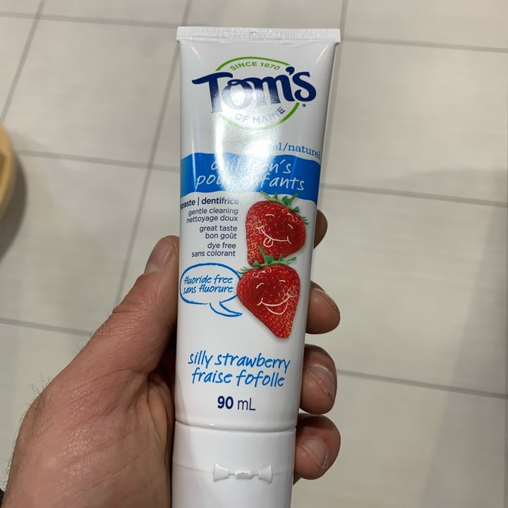 Tom's of Maine Children's Silly Strawberry Toothpaste Review | abillion