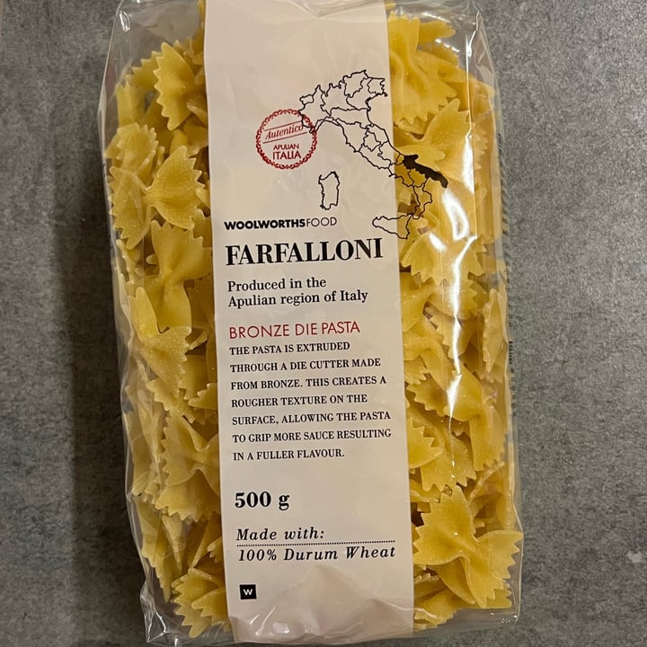 Woolworths Food Farfalloni pasta Review | abillion