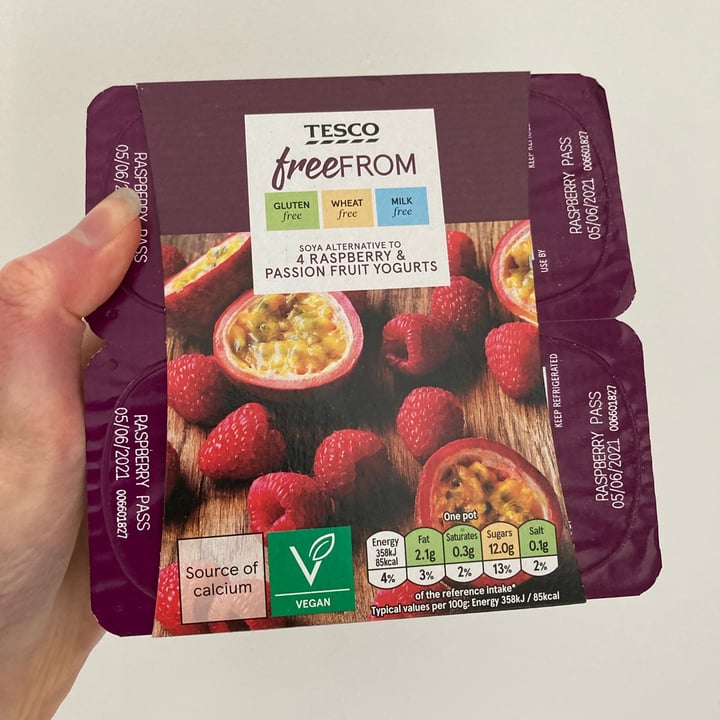 Tesco Raspberry and Passion Fruit Yoghurt Review | abillion