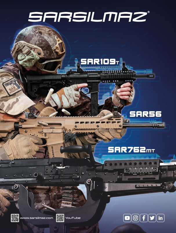 Ön Cephede SARSILMAZ Güvencesi SAR 56 ve SAR 762 MT