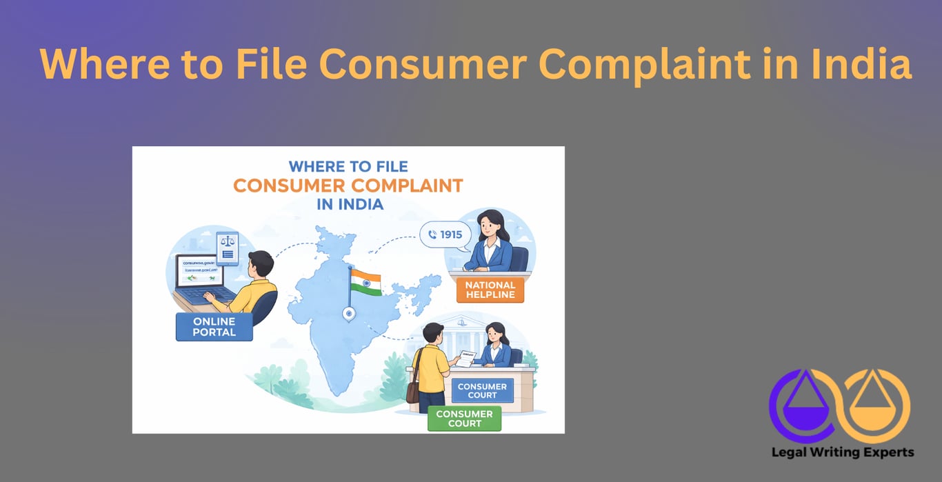 Where to File Consumer Complaint in India