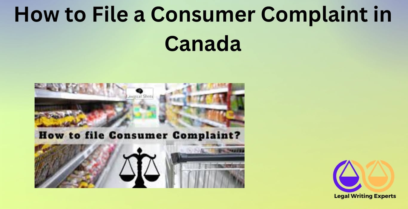 How to File a Consumer Complaint in Canada