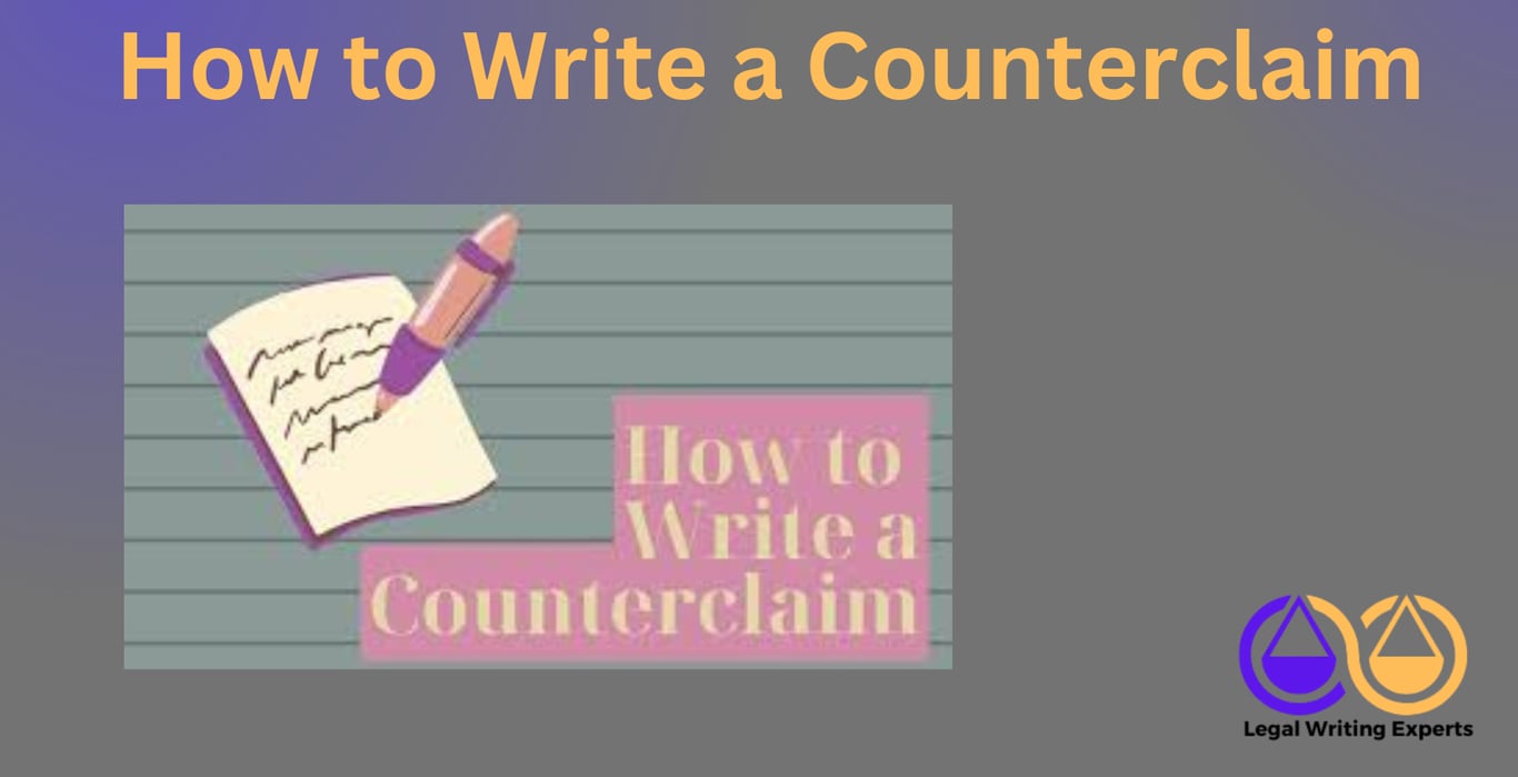 How to Write a Counterclaim