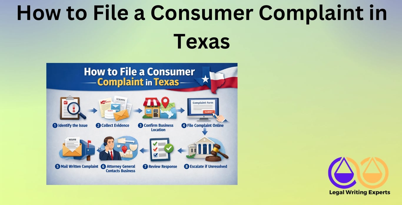 How to File a Consumer Complaint in Texas