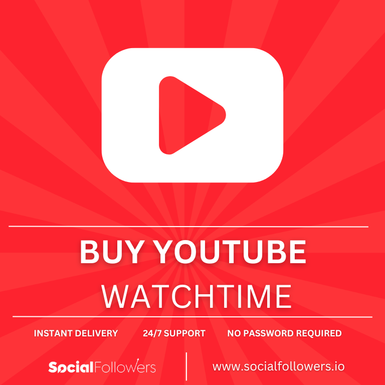 Buy YouTube Watchtime Cheap | 100% Non Drop | 4K Watchhours | Social ...