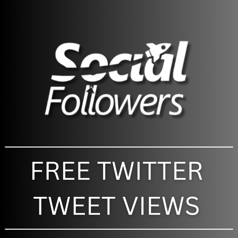 Get Twitter Tweet Views Every Day from Socialfollowers - 100% Free ...