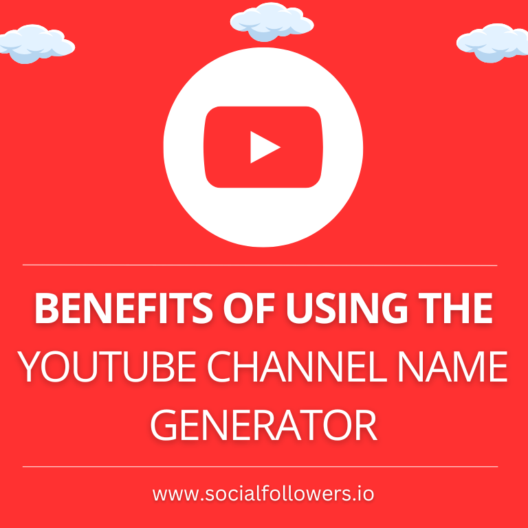 YouTube Channel Names Generator | Find Unique Names with Socialfollowers.io