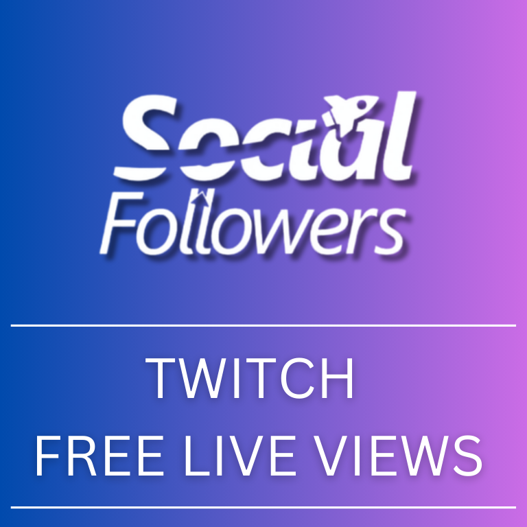 Get Free Twitch Live Stream Viewers | Socialfollowers.io - Boost Your ...