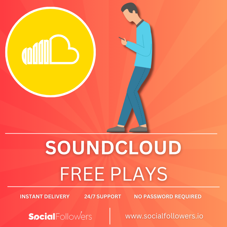 Get 1000 Free SoundCloud Plays Instantly | Claim Daily Free Plays | 100% Real - SocialFollowers.io