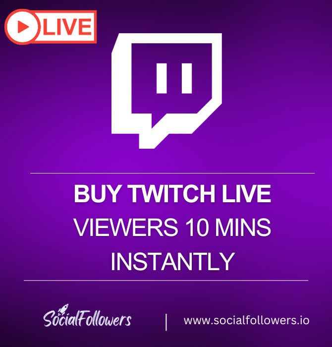 Buy Twitch Live Stream Viewers | Increase Your Live Audience Safely