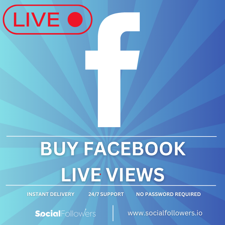 Buy Facebook Live Stream Views for 15 Minutes | 100% Instant Delivery
